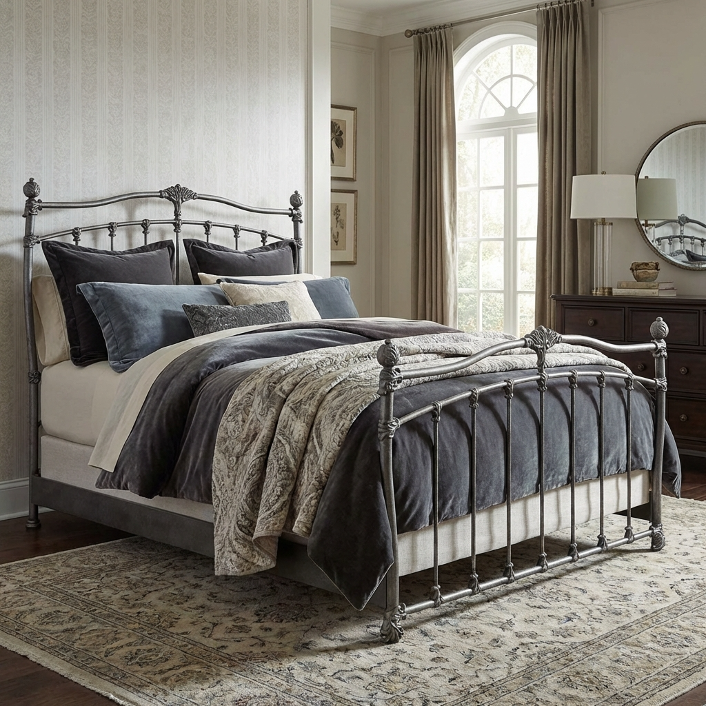 High-end Iron Beds & Solid Wrought Iron Headboards – Matriae